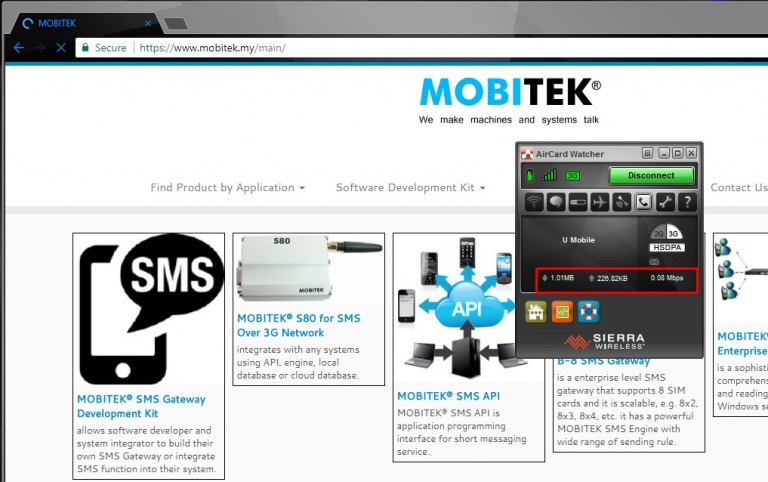MOBITEK S80 3G Modem — Send SMS via API and Connect to 3G Network at ...